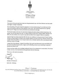 Liberal MP who told Trudeau to quit urges more to speak up