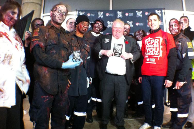 Bad blood between Toronto zombies, says run organizer
