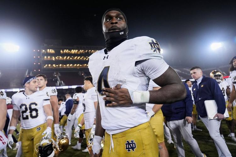 Notre Dame running back Jeremiyah Love announces he's entering NFL draft