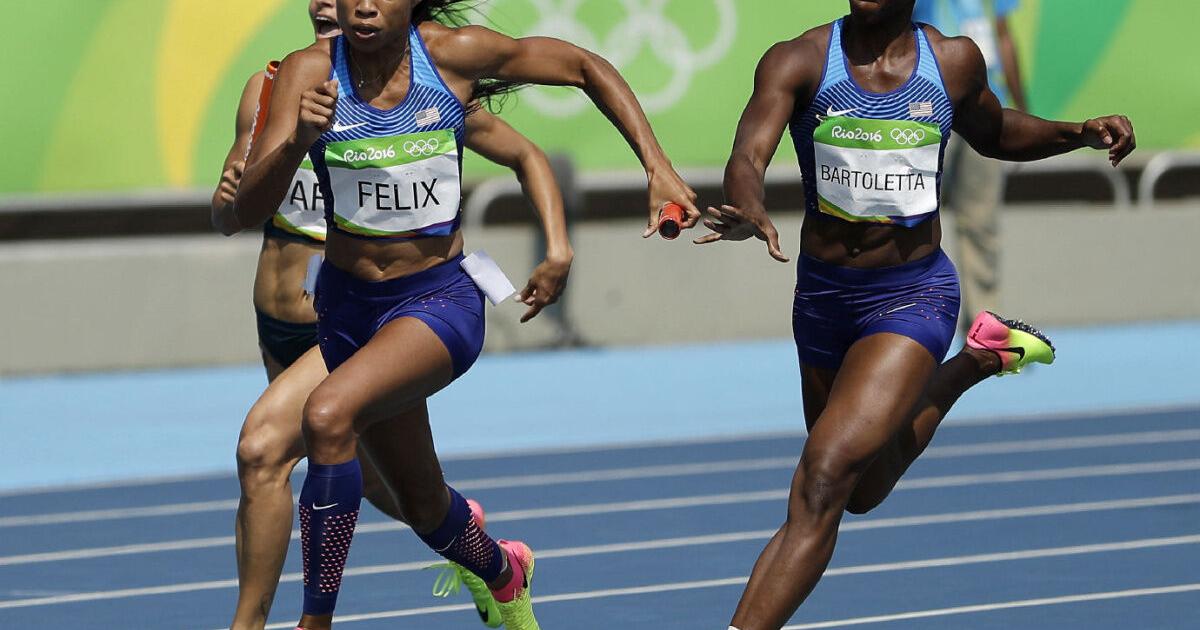 Why the U.S. women’s 4X100 relay team ran by themselves on the track