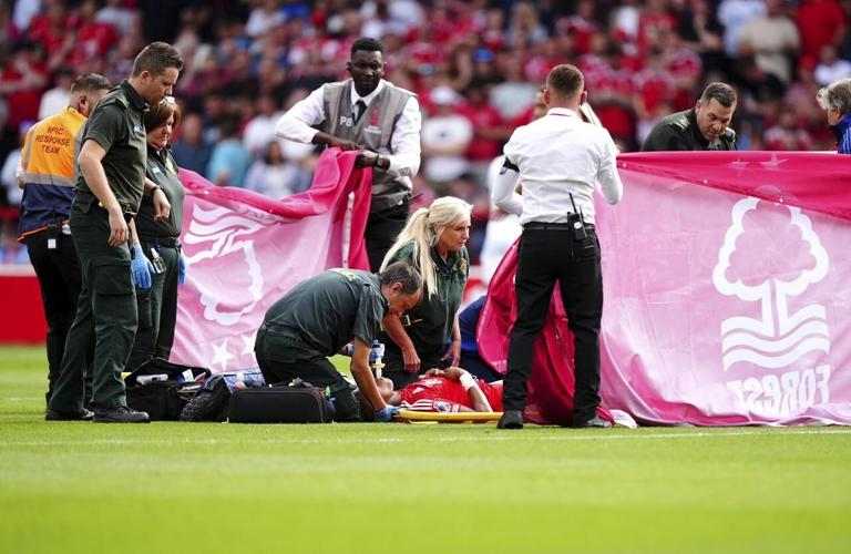Nottingham Forest's Danilo suffers broken ankle in Premier League game