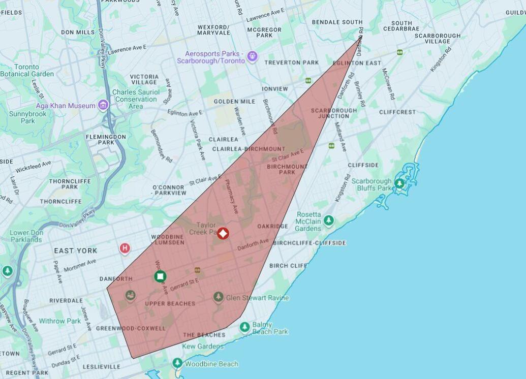 Power restored to 13,000 in east end of Toronto