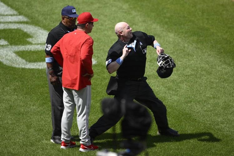 Phillies manager Rob Thomson ejected in the 6th inning during an ...
