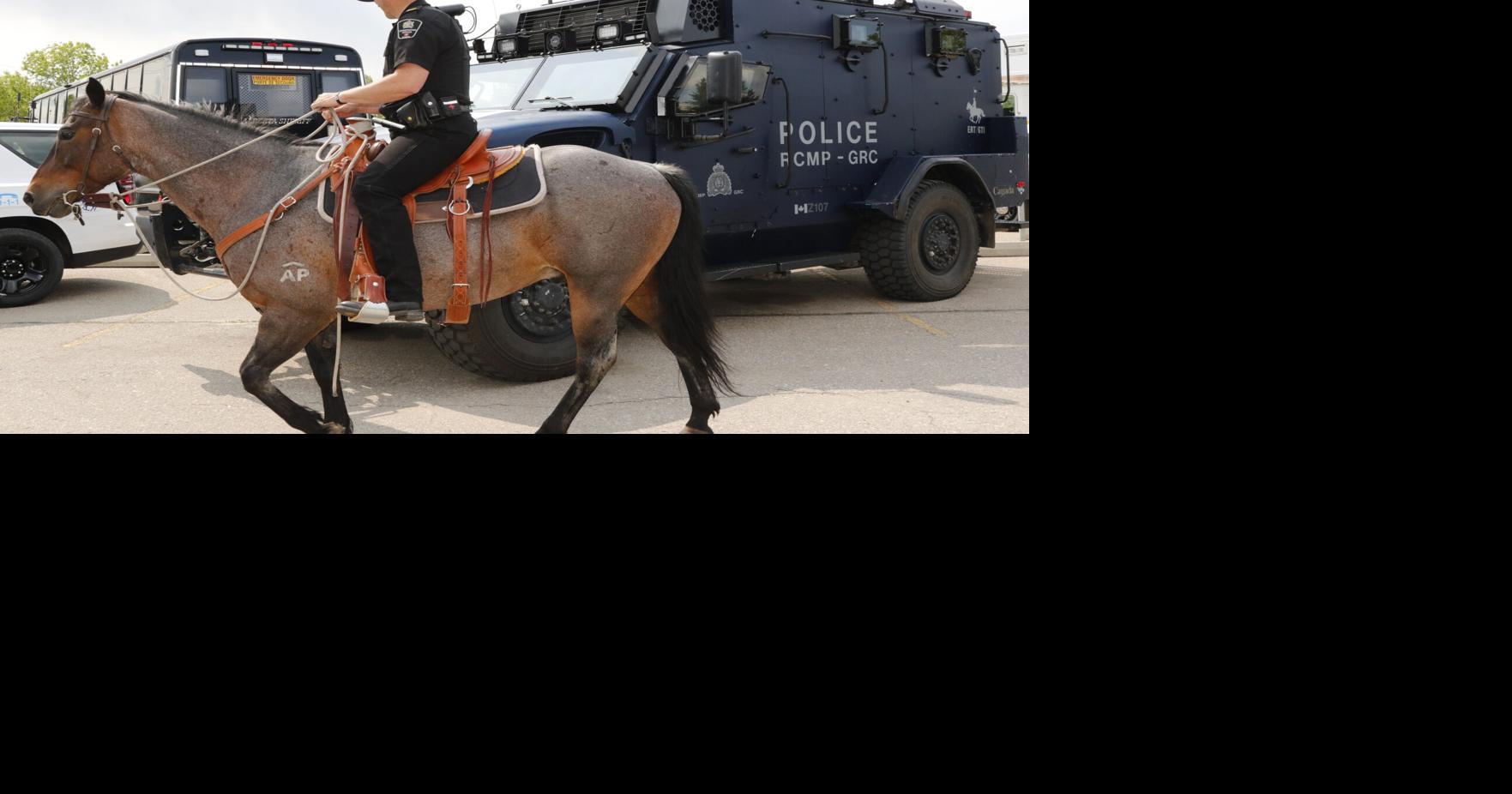 Mounties and even kids parts at G7 security