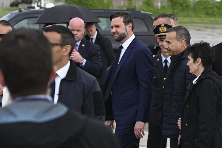 JD Vance visits Italy for tariff talks and attends Good Friday service ...