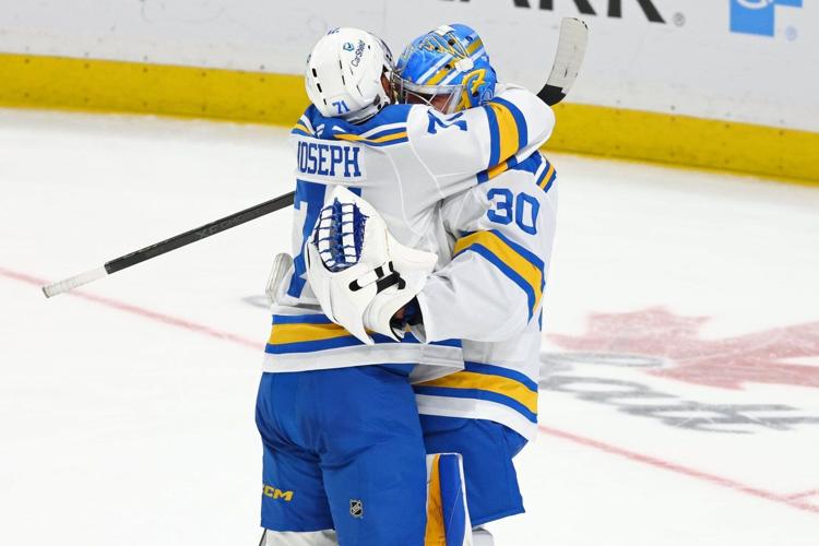 Hofer makes 28 saves and Joseph scores short-handed as Blues blank ...