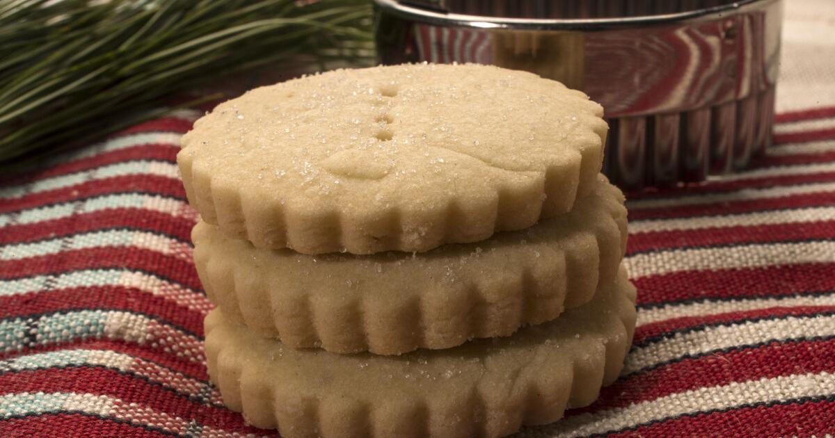 Nanny’s rolled shortbread is a classic Christmas treat