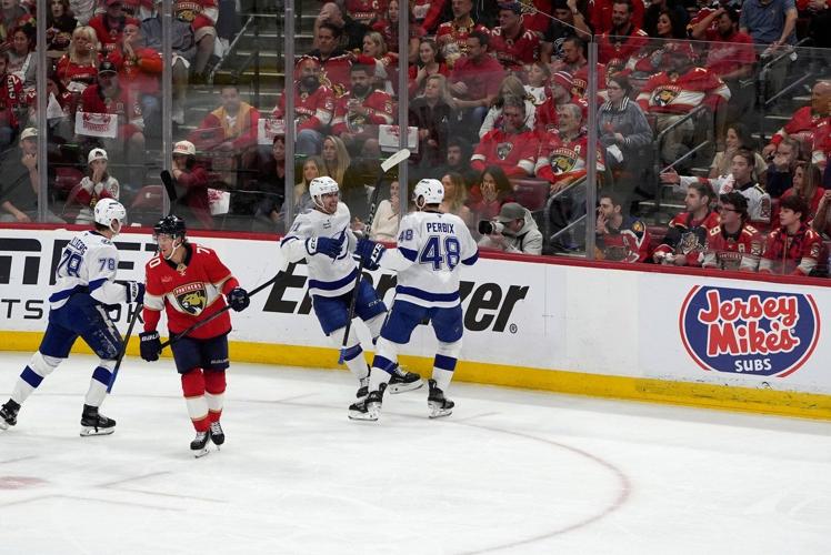 Panthers score twice in 11 seconds, beat Lightning 4-2 to take 3-1 ...