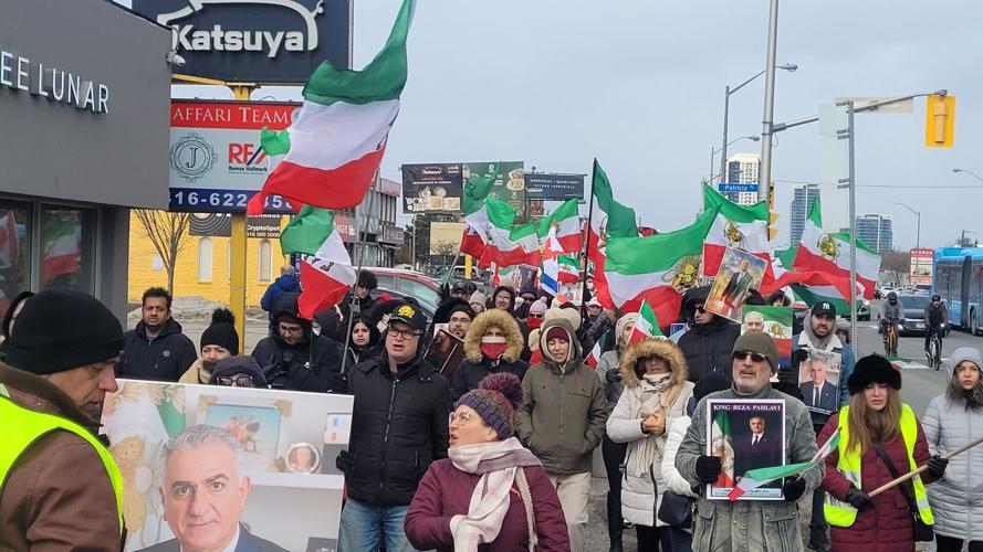 Iranians in GTA join protest in solidarity with Iran uprising