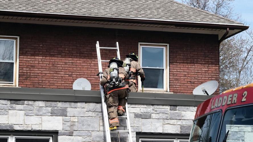 Photos: Fort Erie firefighters battle Jarvis Street blaze