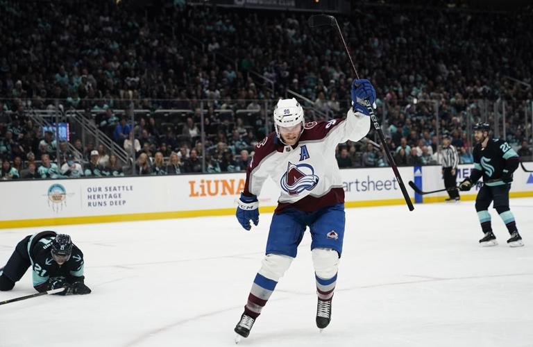 Eberle’s OT winner lifts Kraken past Avs 3-2 to even series