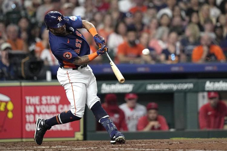 Alvarez hits 2-run shot off Ohtani to reach 50 RBIs, Astros down Angels 6-2
