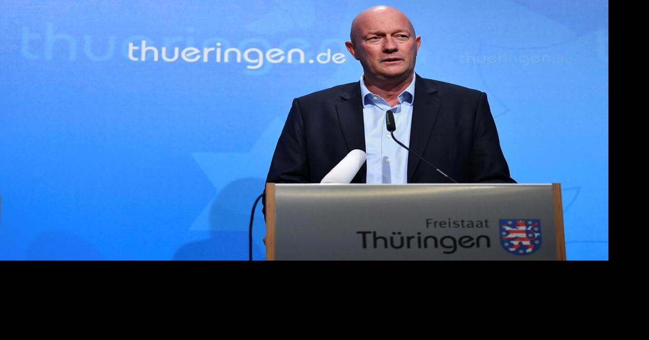 German governor elected with far-right help leaves the job