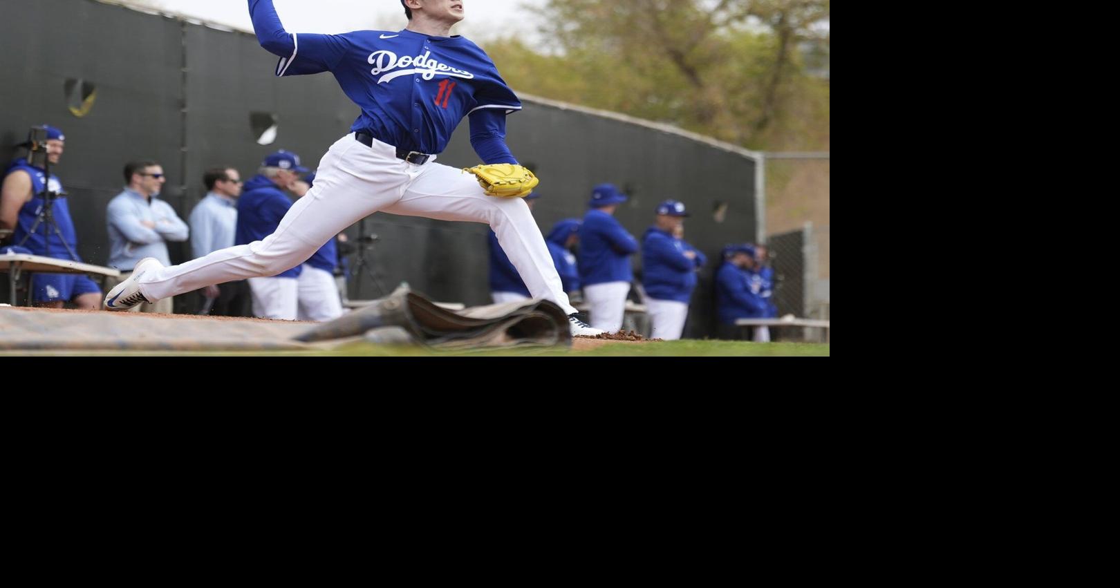 Roki Sasaki flashes big fastball, wicked splitter and a few nerves in ...