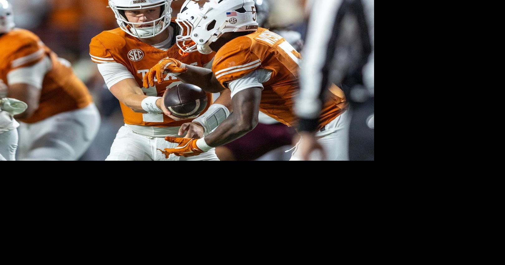 NCAA football scores: Arch Manning leads No. 16 Texas to 27-17 win over ...