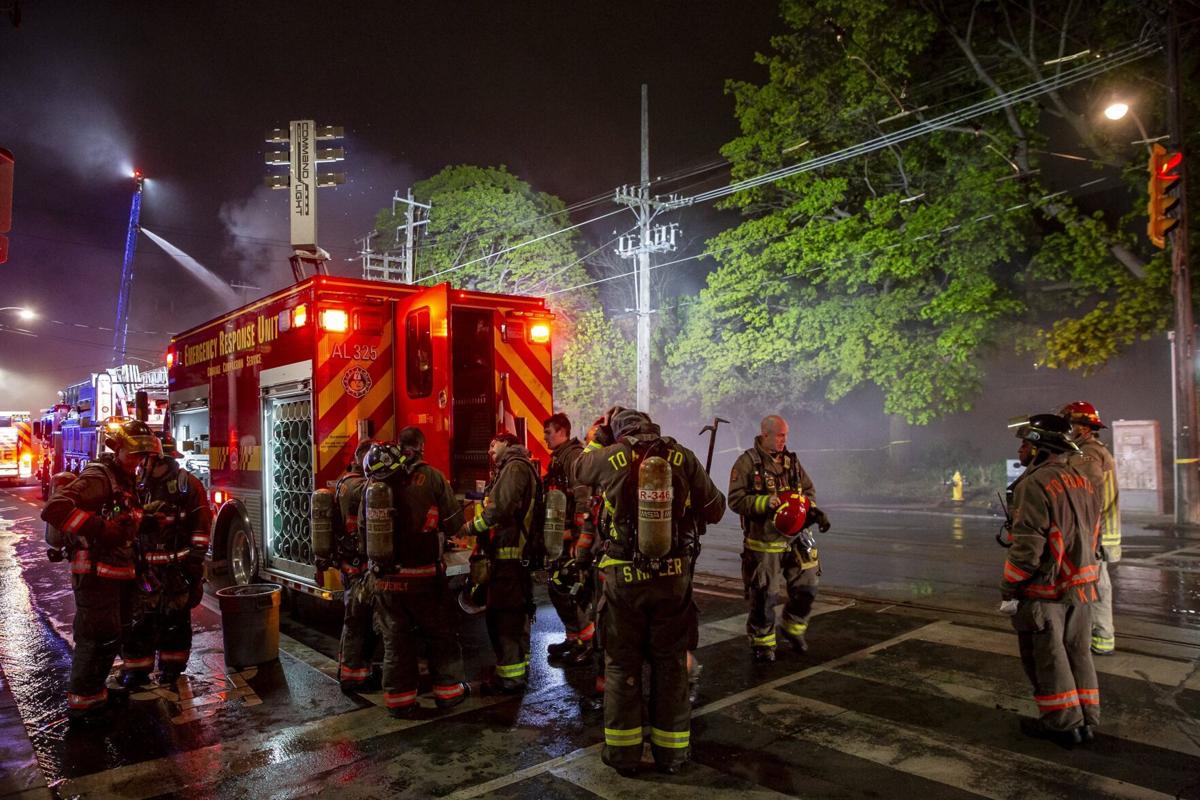 Fire crews fighting three-alarm blaze in downtown Toronto