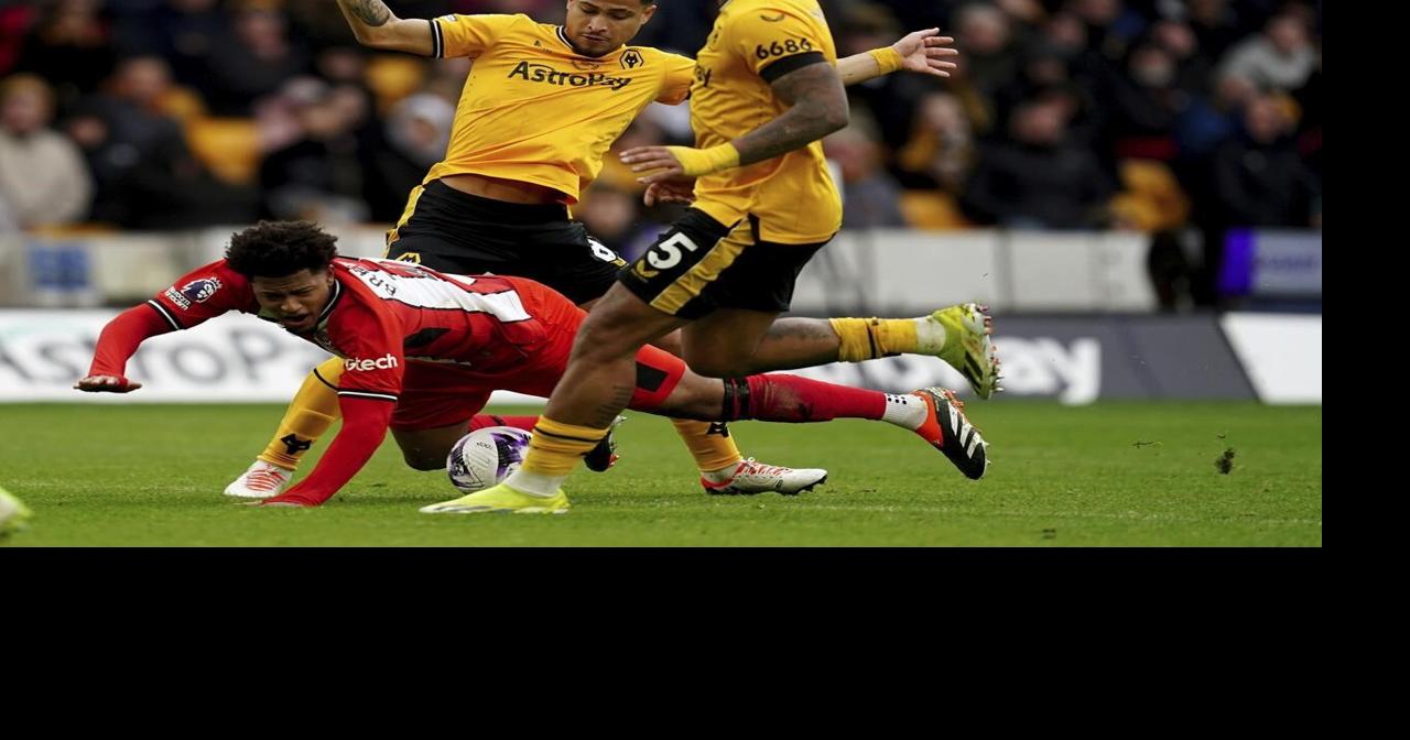 Sarabia's goal secures Wolves a 1-0 win against last-place Sheffield United