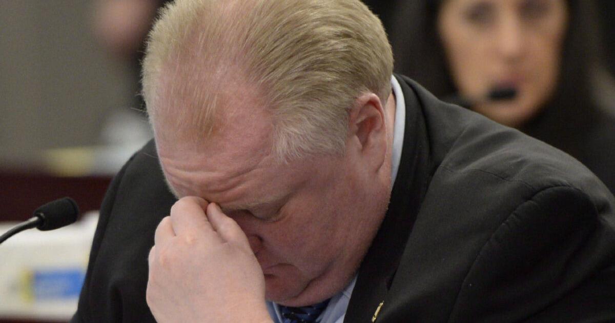 Rob Ford tops list of this year’s scandals for most negatively viewed ...