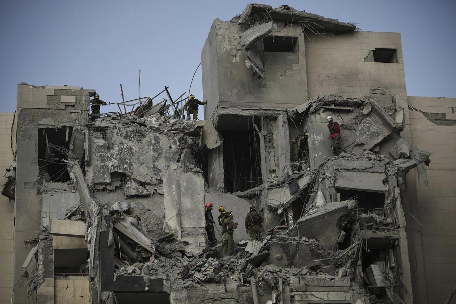 Photos of the aftermath of Iranian missile strikes in Israel