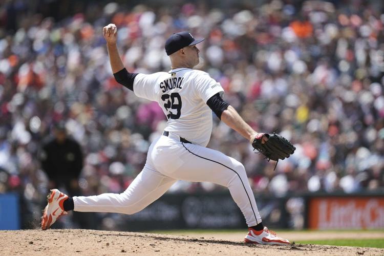 Tarik Skubal says he teared up as Tigers fans roared moments before his ...