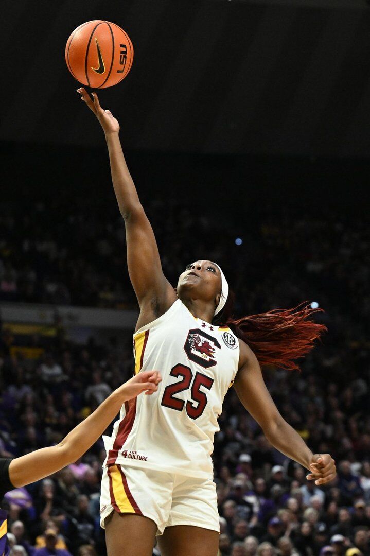 Tessa Johnson’s 21 sparks No. 3 South Carolina past No. 6 LSU