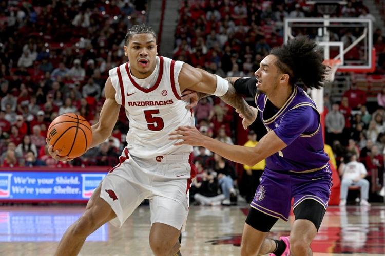 Freshman Meleek Thomas scores career-best 28 points as No. 18 Arkansas ...