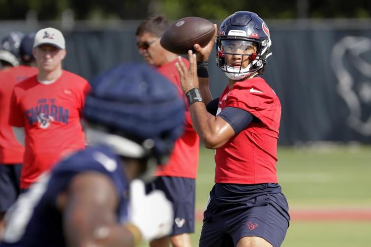 No. 2 pick Stroud competes with Mills for starting QB job with Houston ...