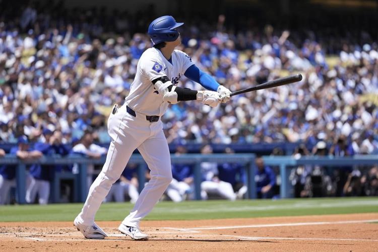 Shohei Ohtani homers twice as Dodgers sweep Braves with 5-1 win