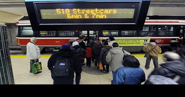 TTC wait times on texts, screens
