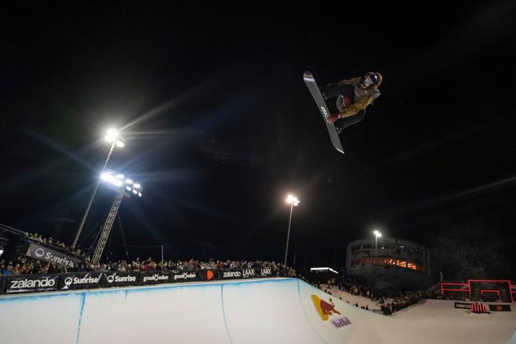 James retains his Laax halfpipe title with eye on gold at Winter Olympics