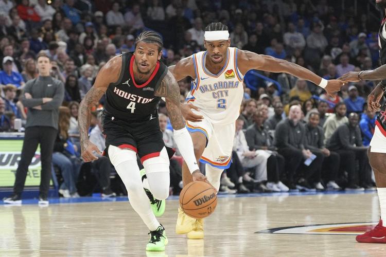 Gilgeous-Alexander scores 51 as Thunder top Rockets 137-128 for 50th win