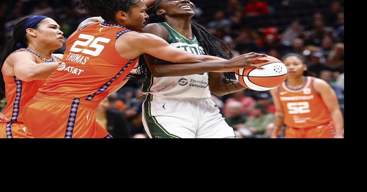 Thomas and Bonner lead Connecticut to 85-79 win over Seattle