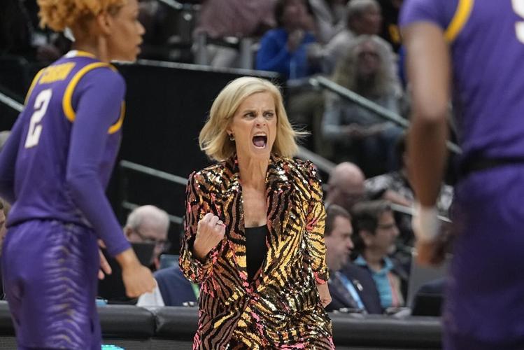 LSU wins 1st NCAA title, Mulkey’s 4th, beating Clark, Iowa