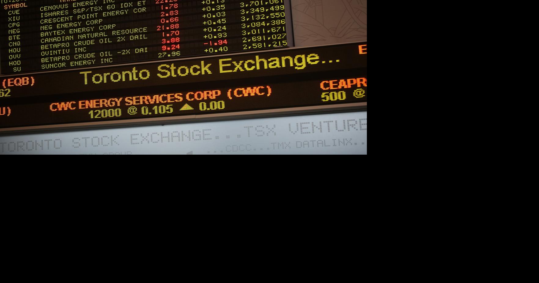 Toronto stock market starts week with broad rally led by energy sector