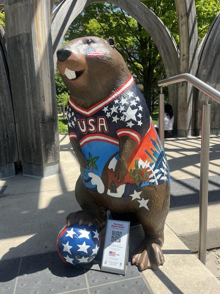 U.S.-inspired World Cup beaver statue in Toronto destroyed, police ...