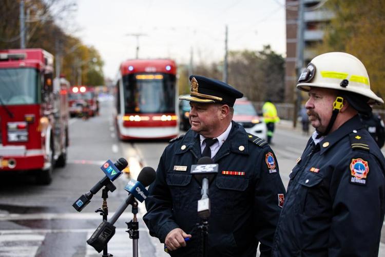 Fire at a house near River and Gerrard