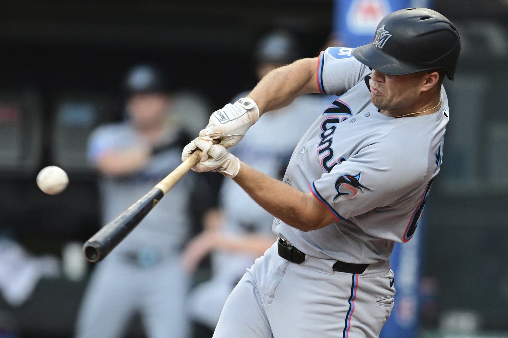 Jakob Marsee is off to an impressive start in 1st major league action ...