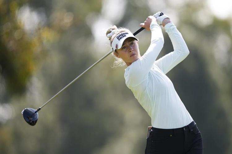 Maude-Aimee Leblanc of Canada shoots 64 to take LPGA Tour lead at Palos ...