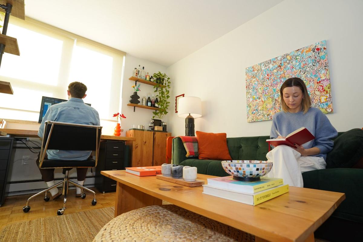 Toronto couple’s 430-square-foot place is cosy, stylish home