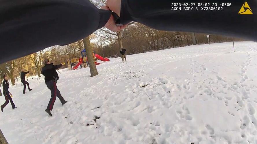 'Oh, my God. Shoot him!': Body worn footage shows police shooting as ...