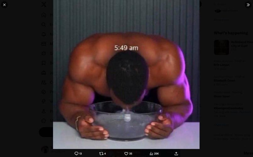 Ashton Hall’s bizarre morning routine looks exhausting
