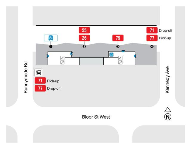 Summer bus service changes to Jane and Runnymede stations