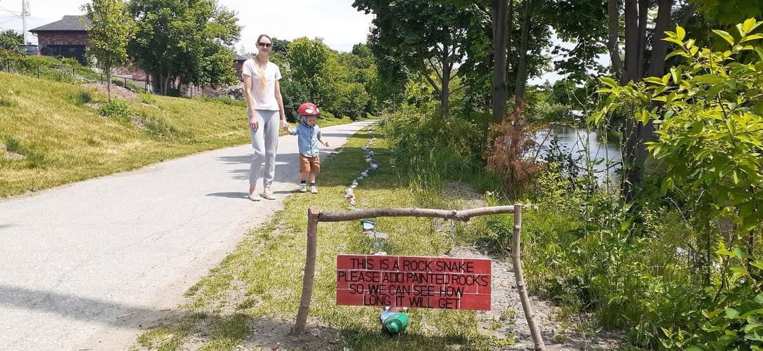 Toronto, Bowmanville and Lindsay kids start ‘rock snakes’ to keep the ...