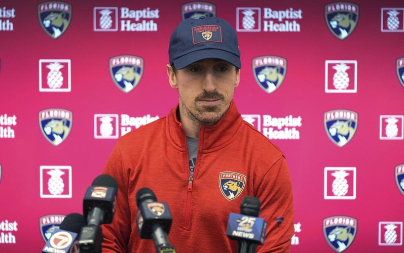 Injured Brad Marchand returns to the Boston ice with the Panthers - but ...