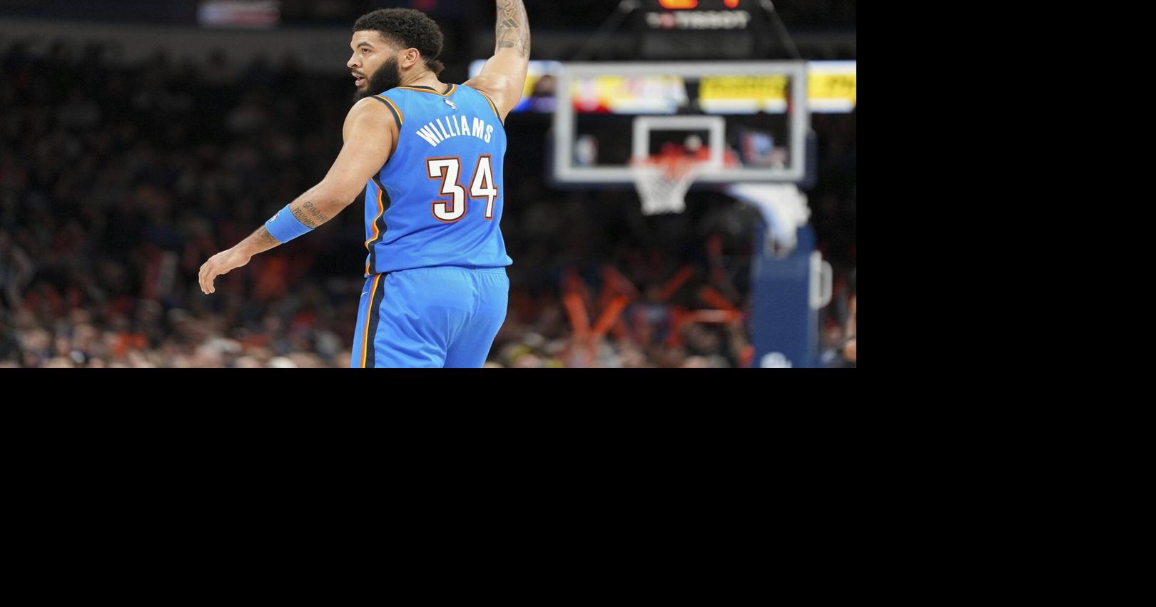 Jaylin Williams' triple-double helps short-handed Thunder cruise past ...