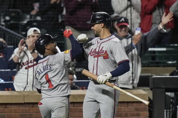 Homers by Acuña, Albies and Olson in 3rd lead Morton and Braves to 4-2 win over Mets