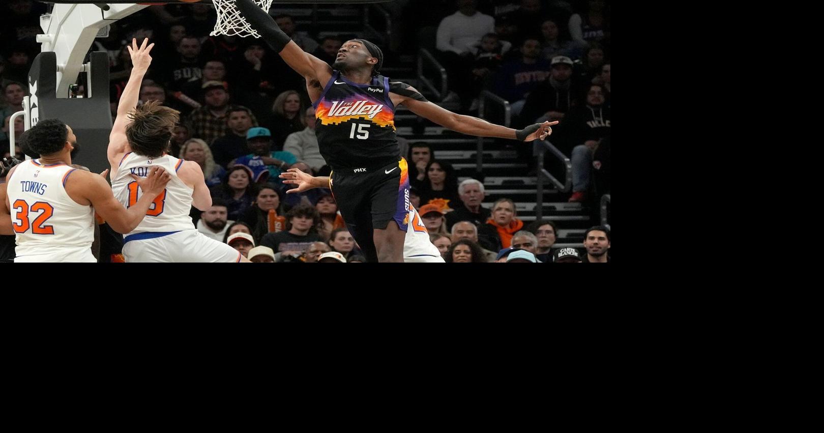 Booker scores 31 points, Brooks adds 27 as Suns hold on to beat Knicks ...