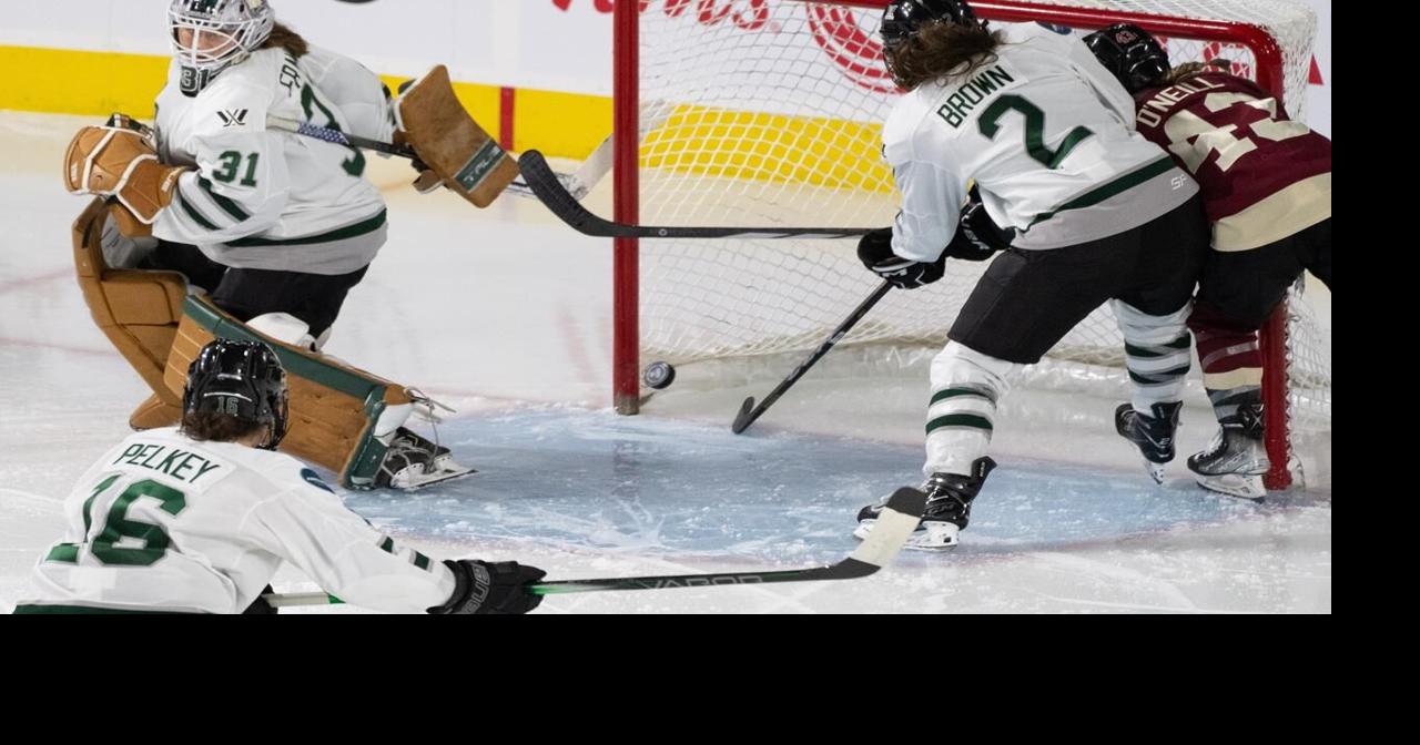 Frankel stops 53, Tapani scores in OT as Boston steals 2-1 playoff win ...