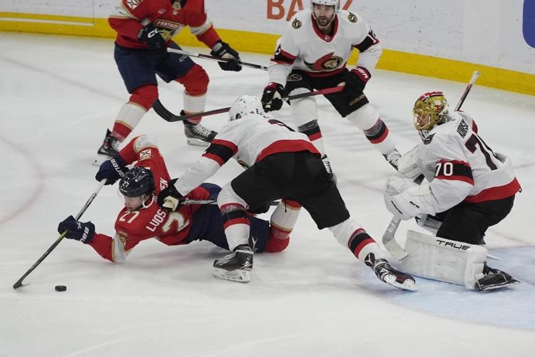 Stolarz helps Panthers blank Senators 2-0