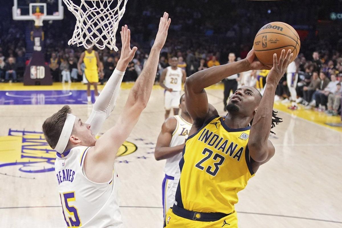 Austin Reaves scores a career-high 45, and the Lakers shock the Pacers ...